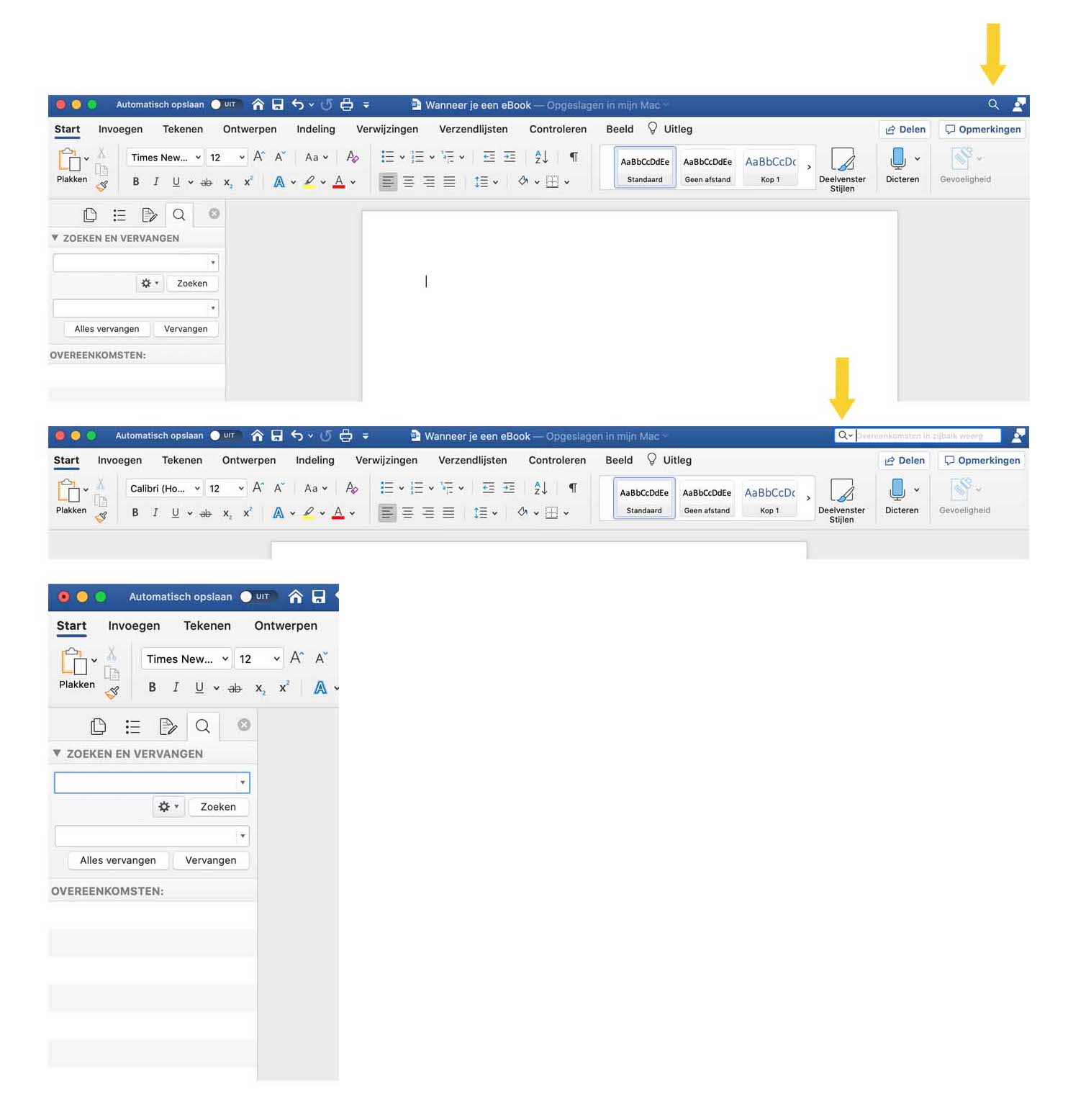 Tips voor opmaak en tijdsbesparing in Word – Kobo Writing Life Hulp